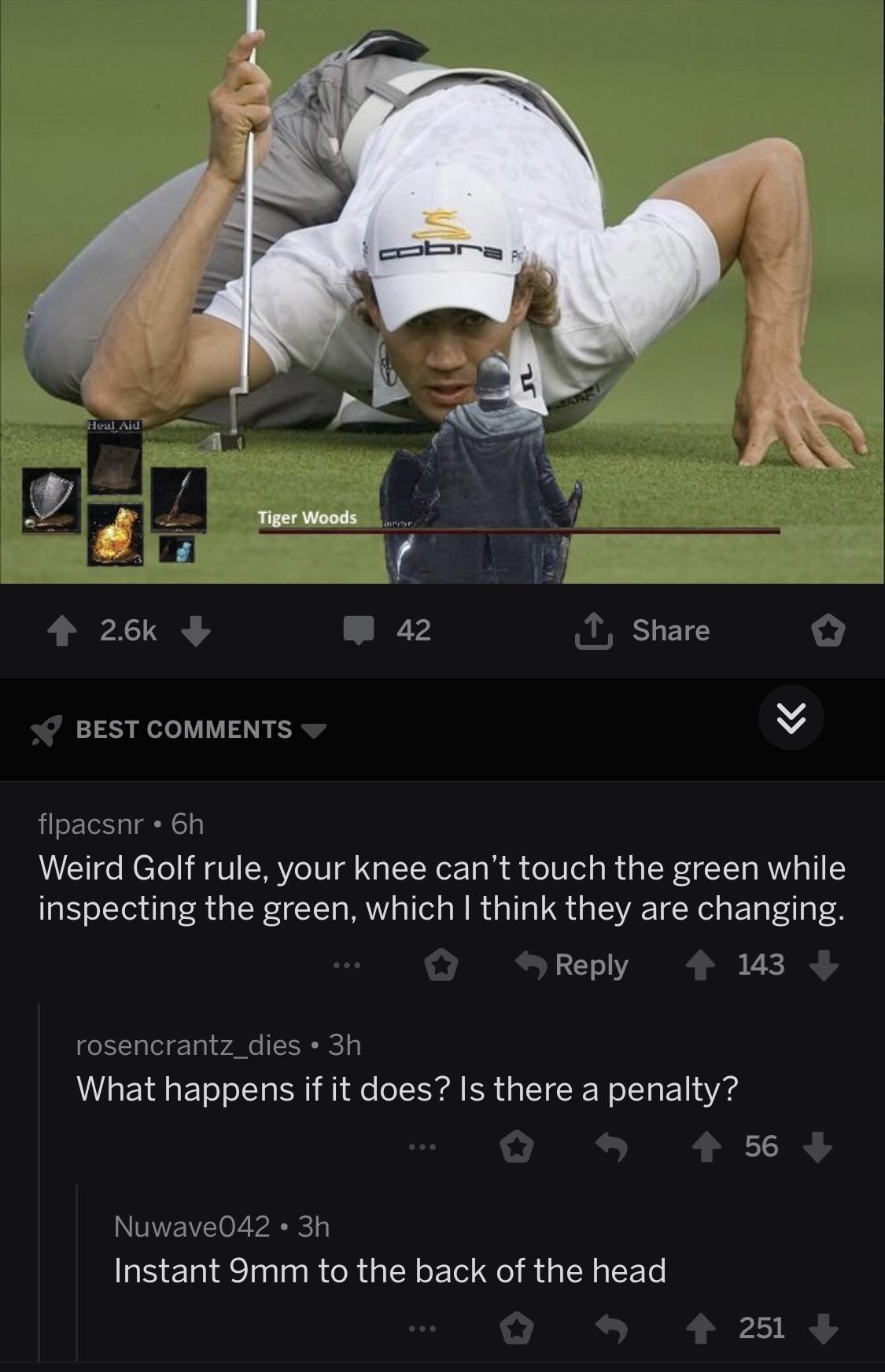 Be mindful of that knee... | Scrolller