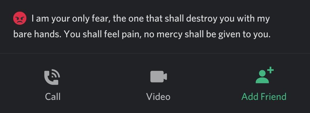 Be scared by him. | Scrolller