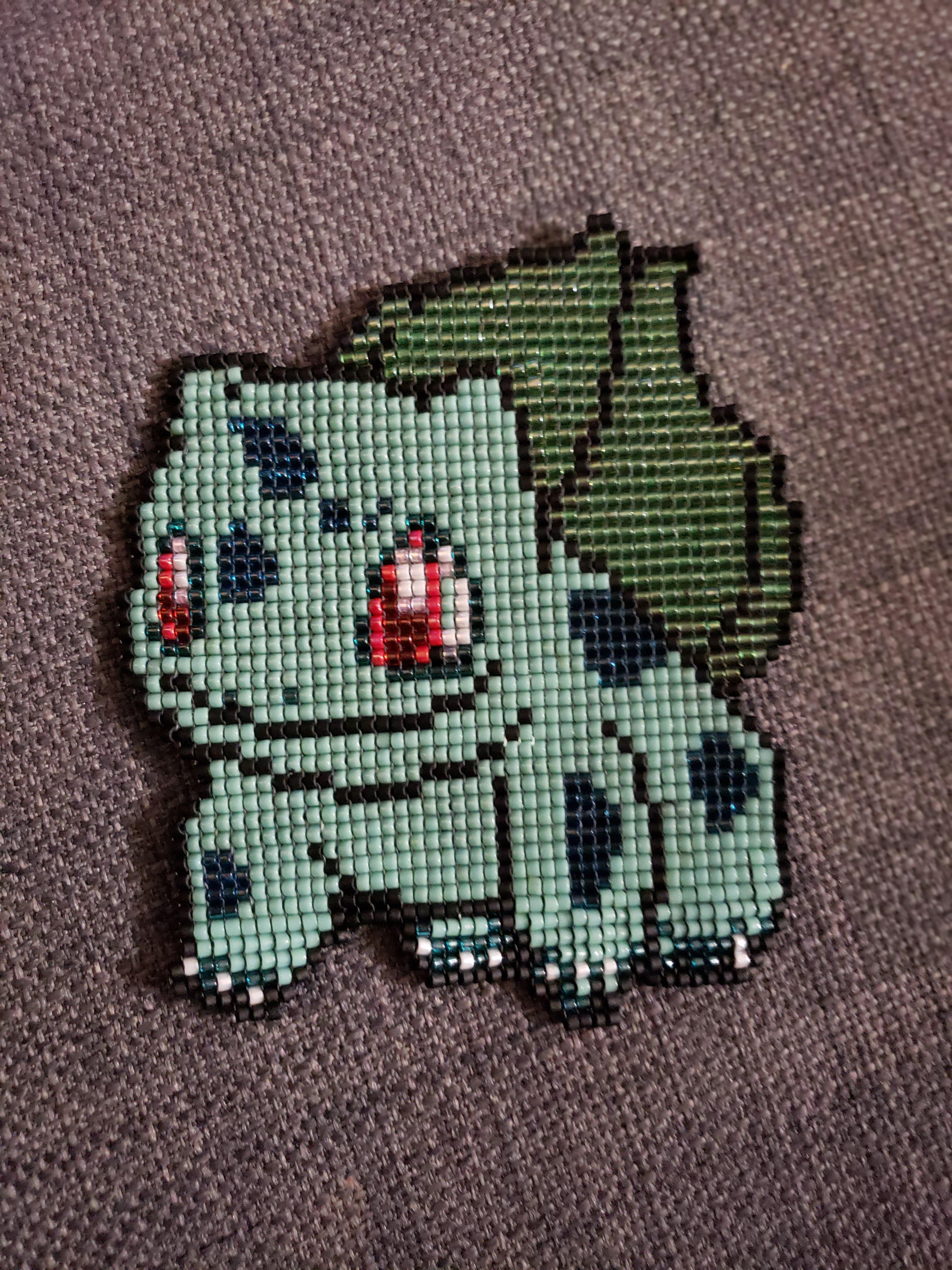 Beaded bulbasaur! | Scrolller