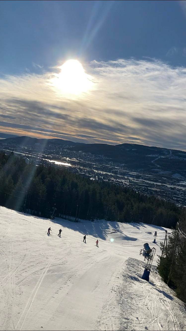 Beautiful view from the lift at my local park in Drammen, Norway this ...