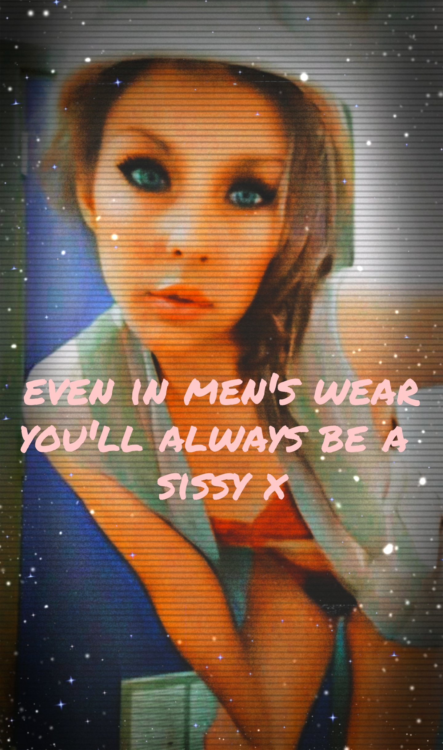 Been making my own captions. They are heavily edit pics of me. | Scrolller