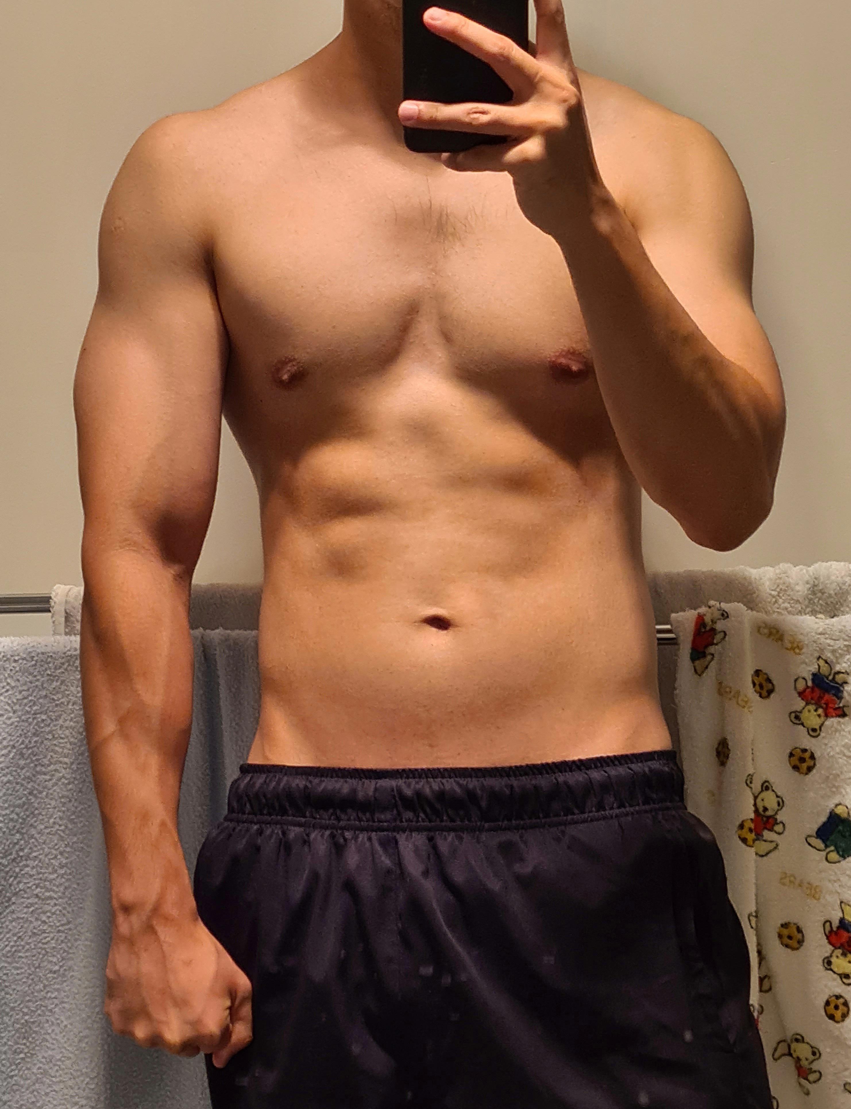 Been trying to grow this skinny Asian body 💪 | Scrolller