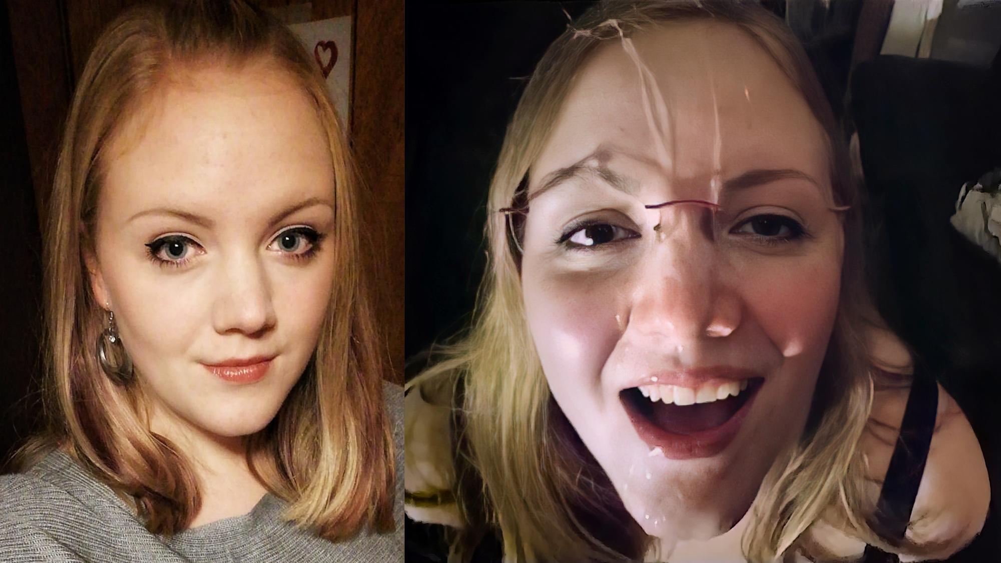 Before and after my cumslut activity 🤤 | Scrolller
