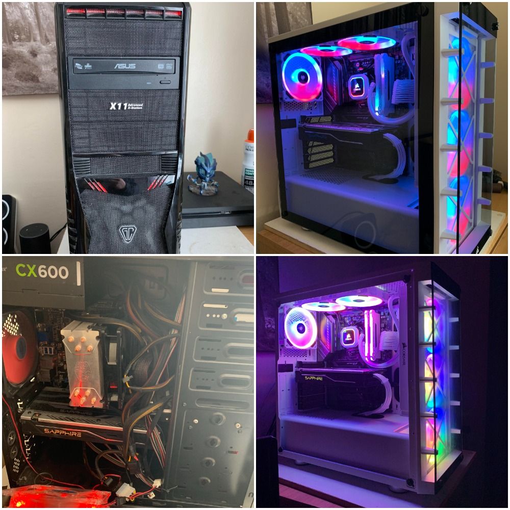 Before and after PC Build | Scrolller