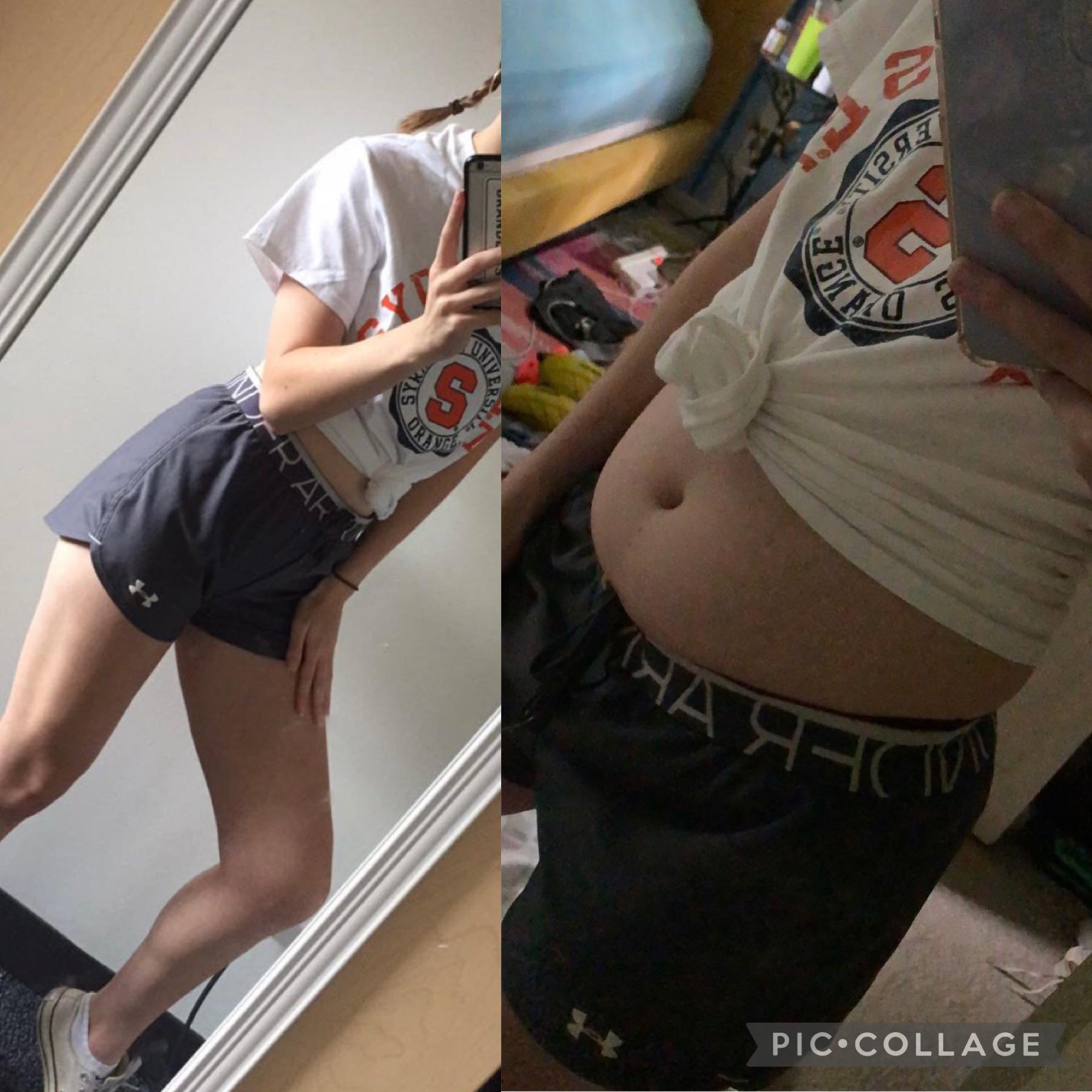 before vs. after letting myself go 🥵 | Scrolller