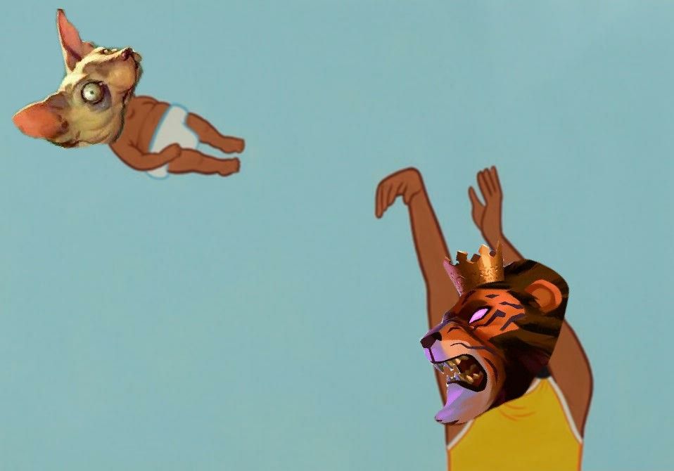 Begone, foul creature! | Scrolller