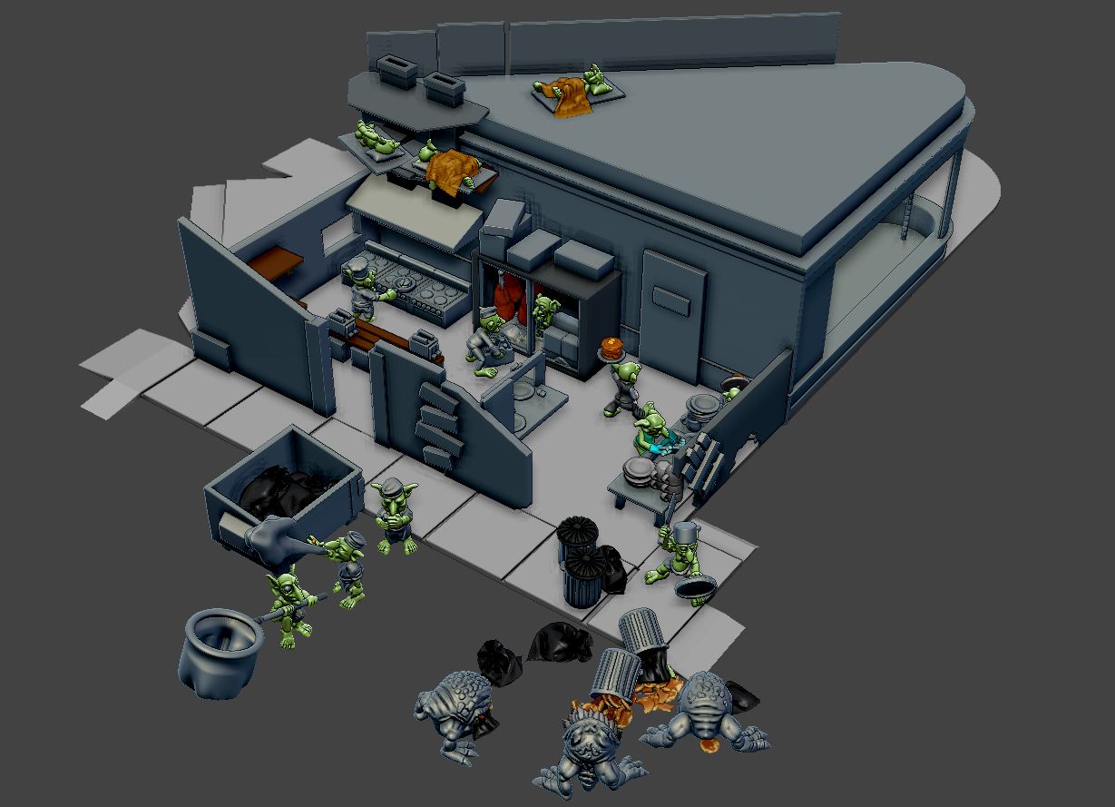 Behind the Nighthawks Diner - day 4 of my WIP patreon release | Scrolller