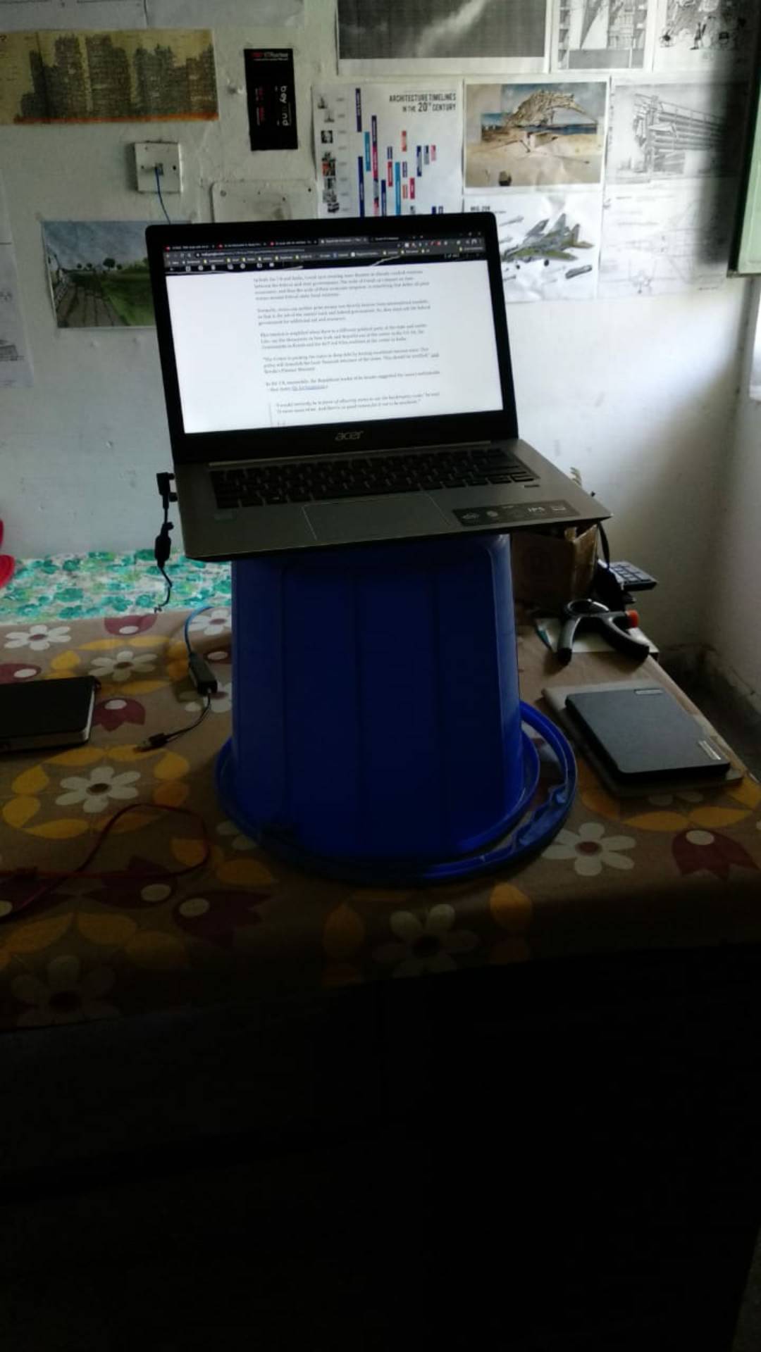 Behold my standing desk! | Scrolller