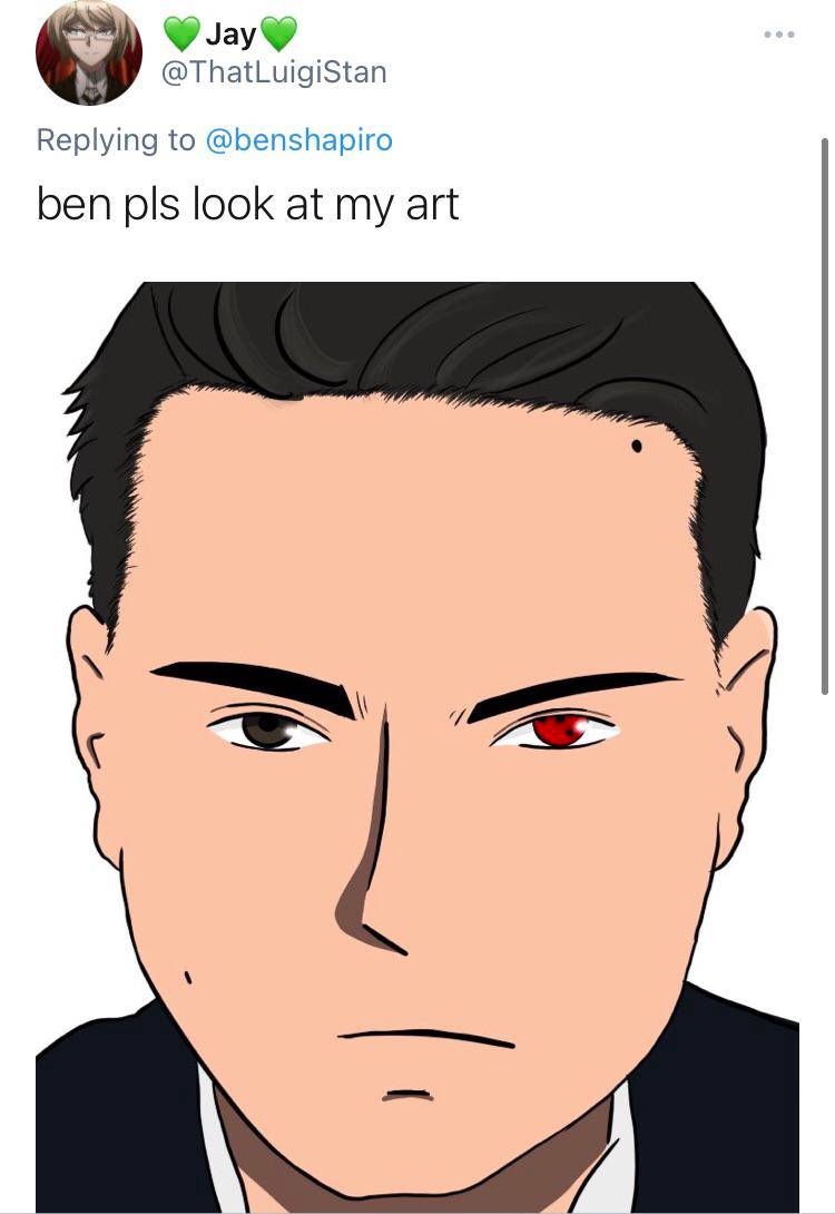 Ben Shapiro fanart 😳 | Scrolller