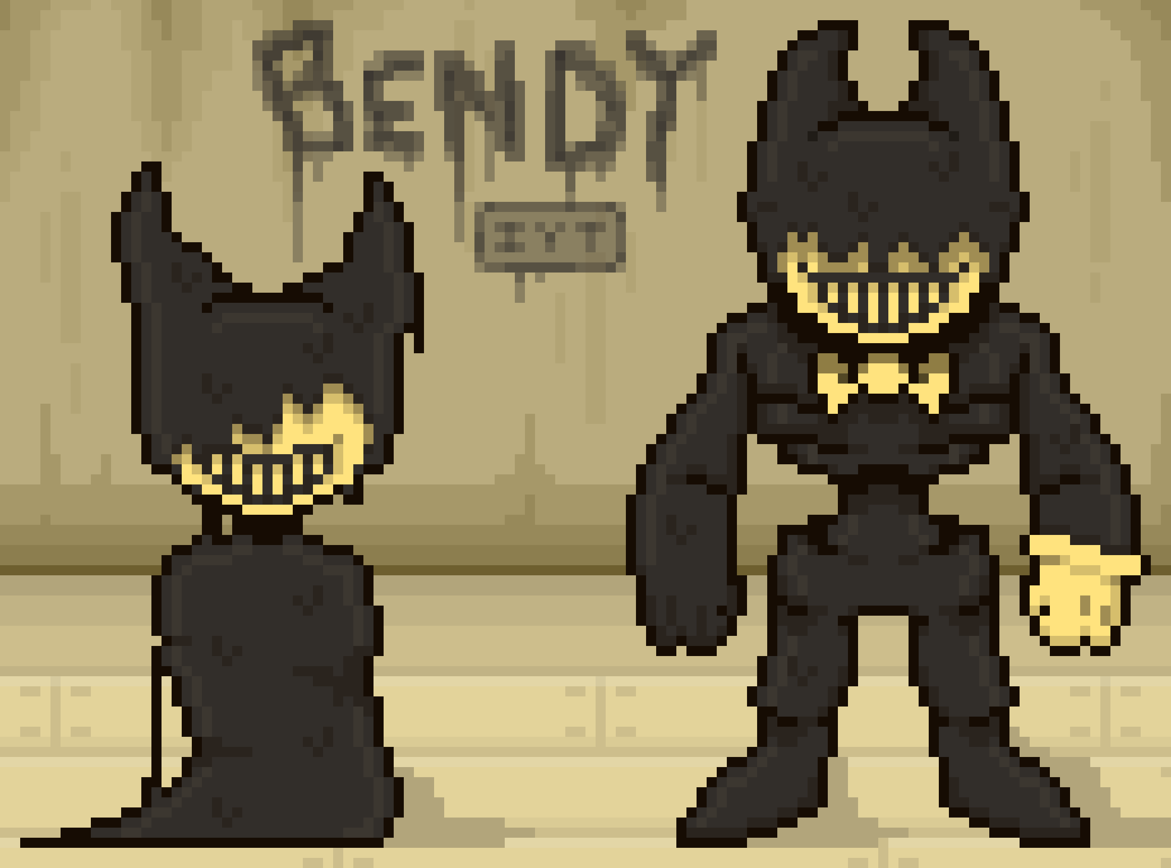 Bendy PixelArt | Scrolller