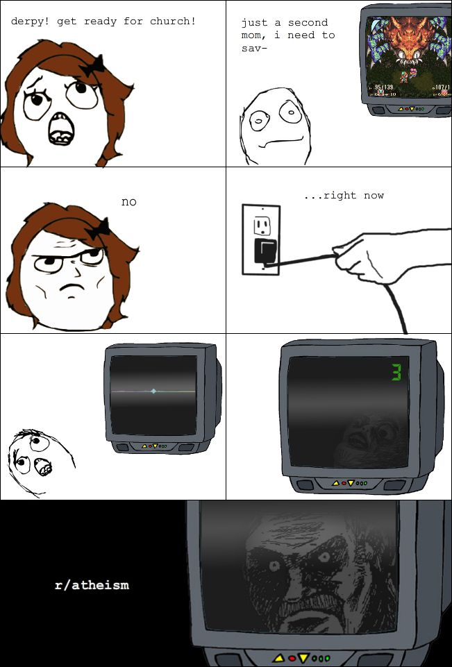 Best comic I've ever seen that describes r/atheism. | Scrolller