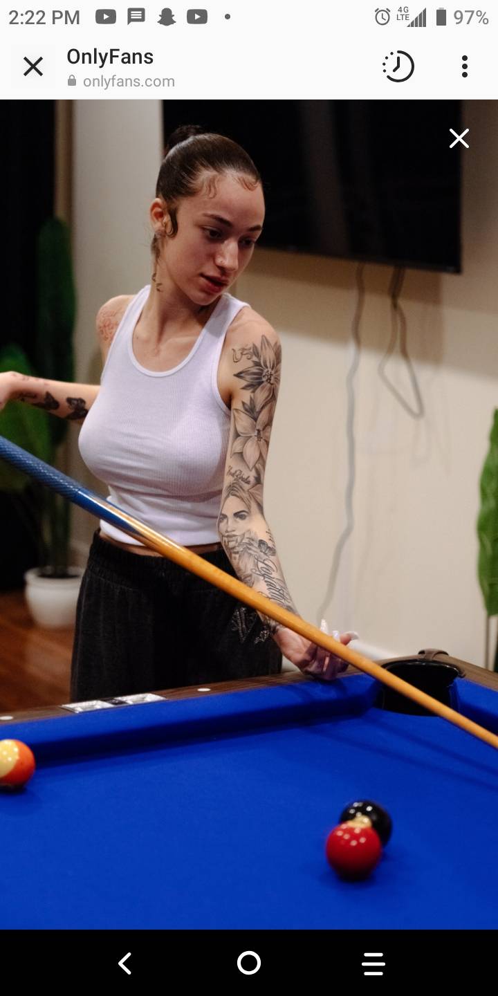 Bhad Bhabie playing pool | Scrolller