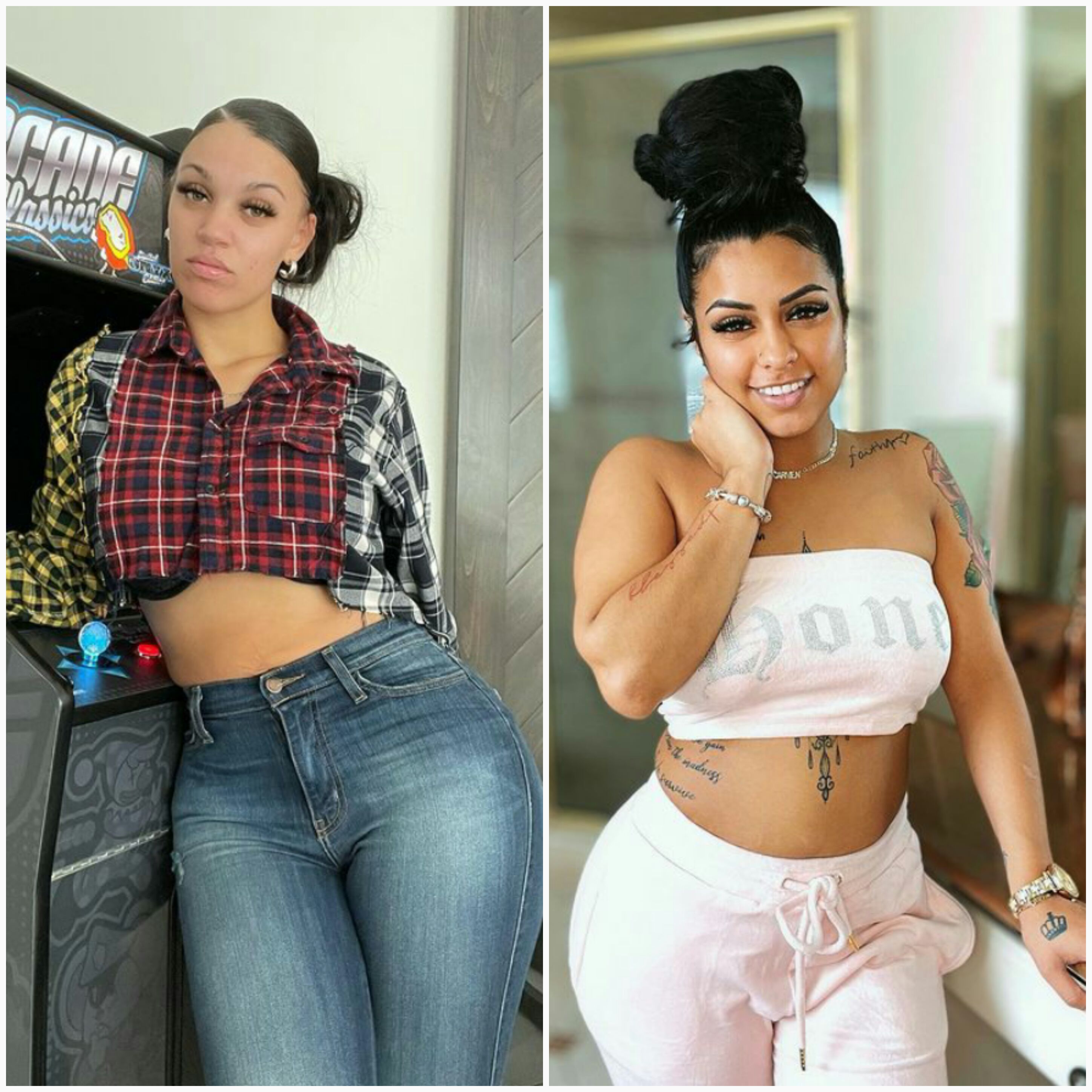 biannca or carmen? which one you not pulling out? | Scrolller