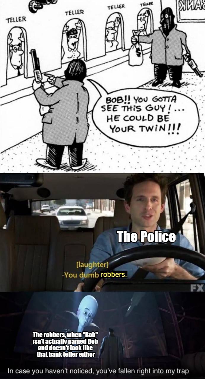 Big brain misdirection | Scrolller