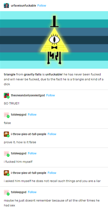 bill cipher is very much fuckable | Scrolller