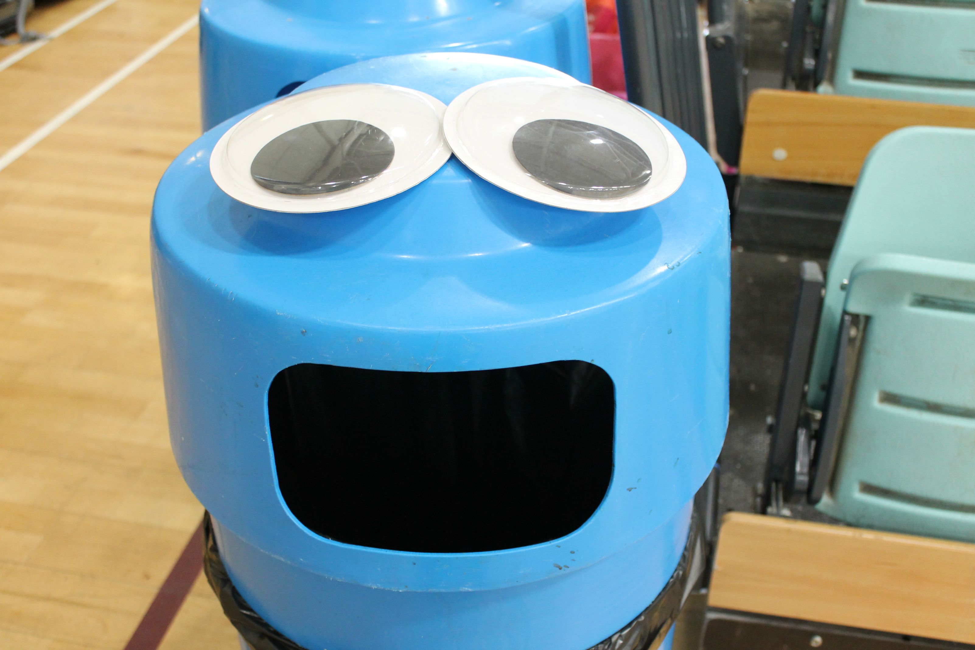 Bin turned cookie monster | Scrolller