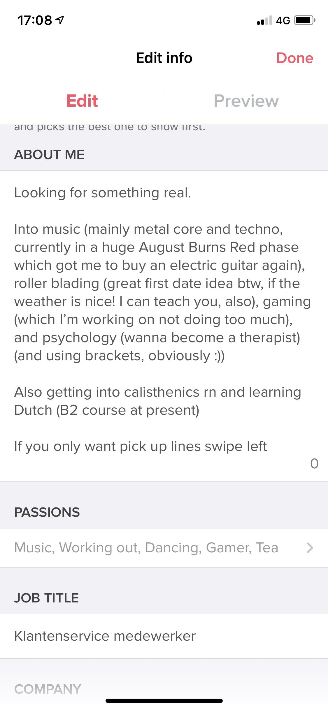 Bio review: too long? Need emojis? | Scrolller