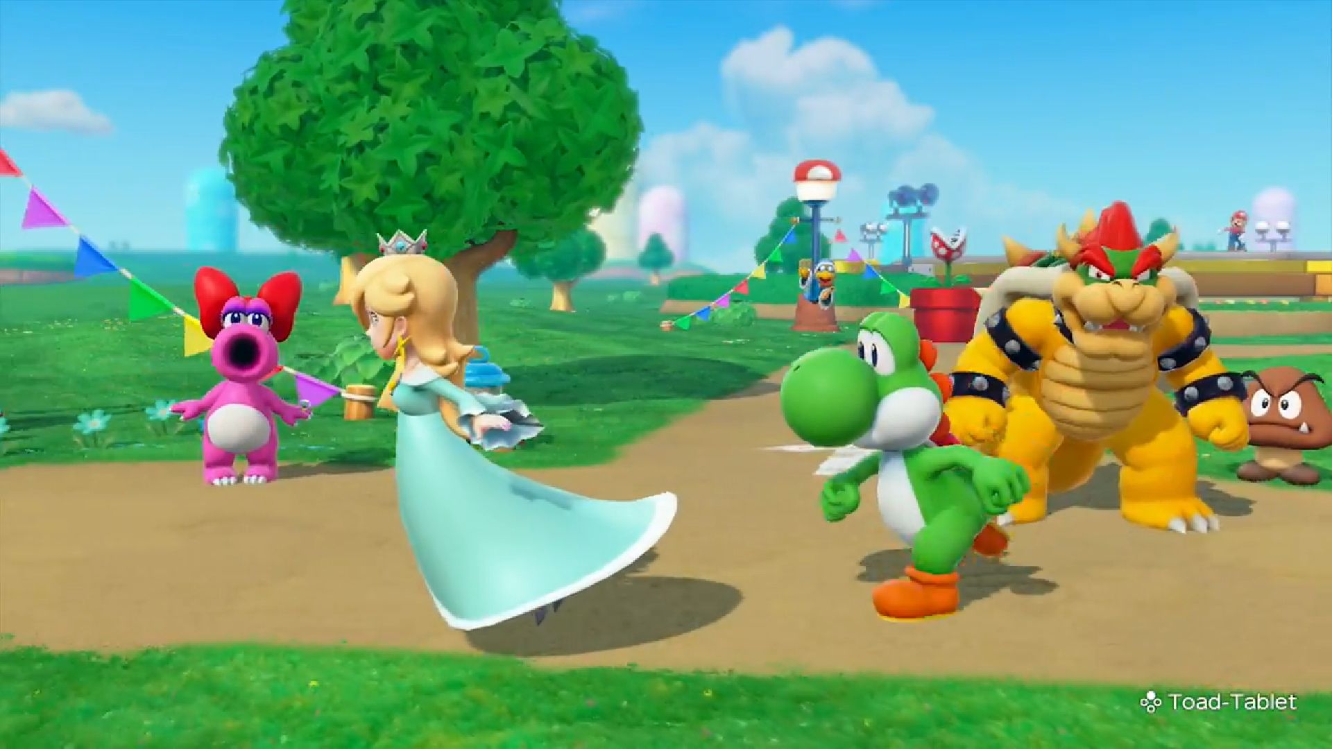 Birdo appears in Super Mario Party... as an NPC in the HUB. | Scrolller