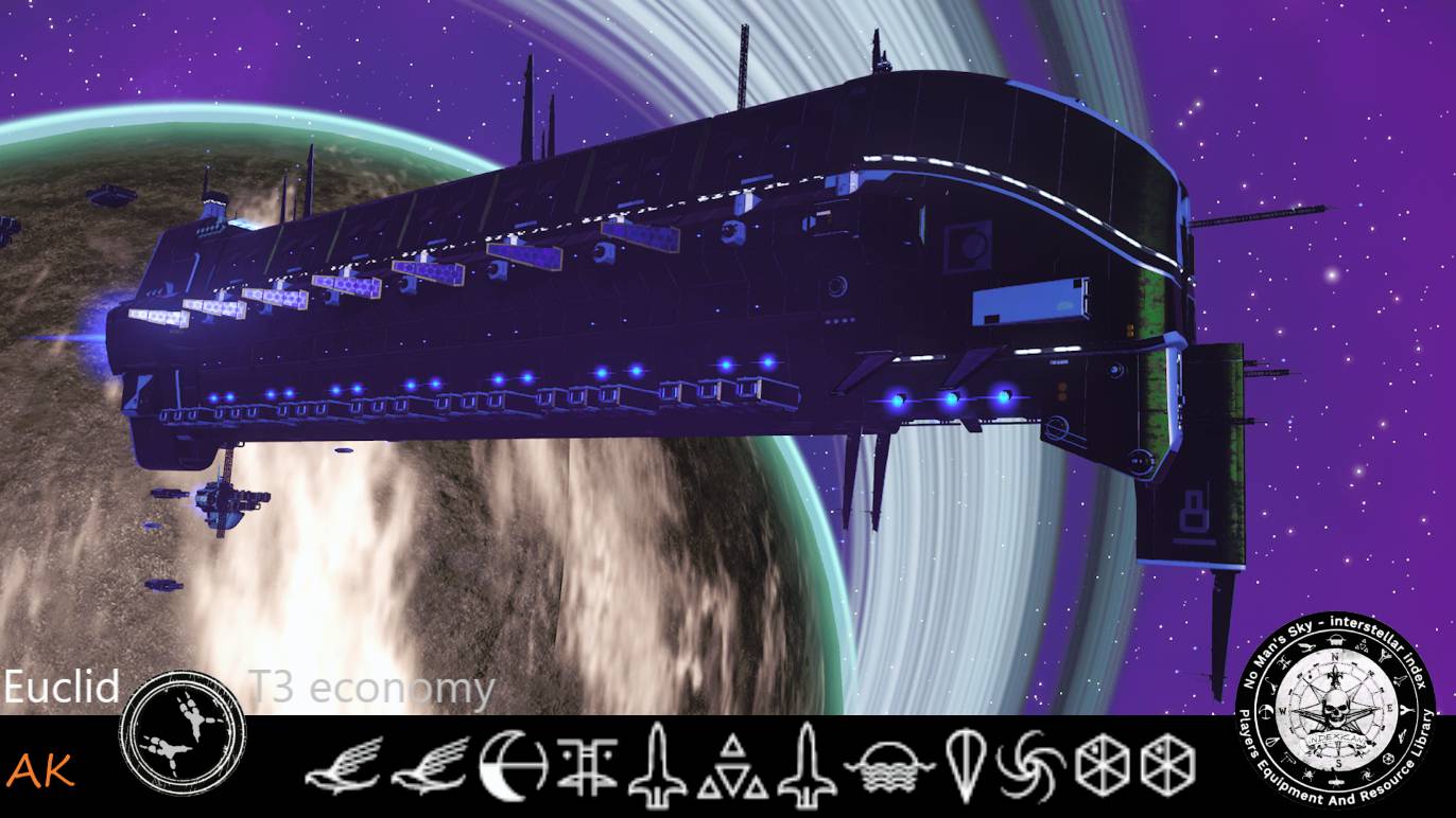 Black and Blue. Seven Section Sentinel Freighter. T3 Vy'keen - Euclid. | Scrolller