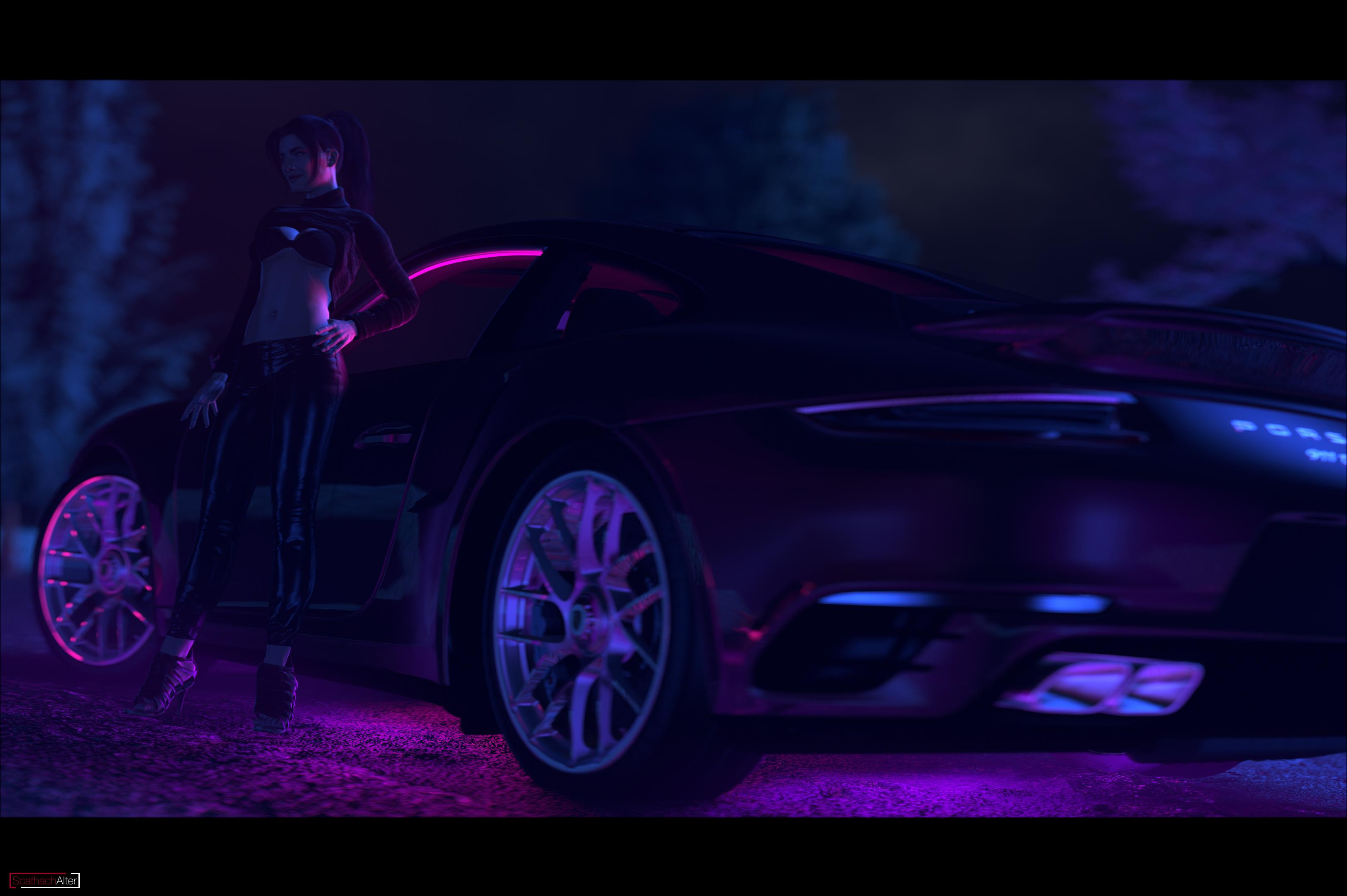 Black Cat - Neon Carbon (ScathachAlter) | Scrolller