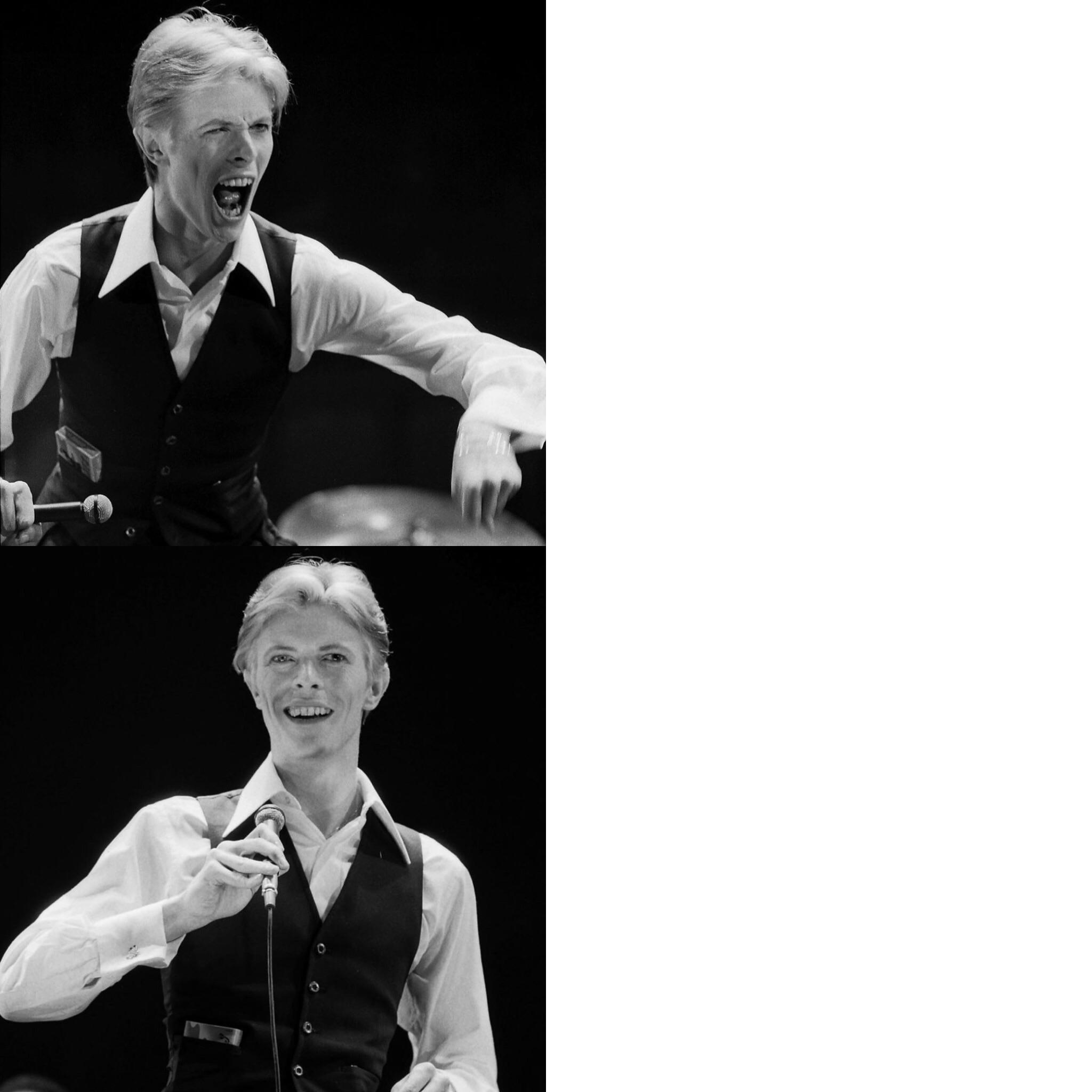 Blank David Bowie Drake Template | Scrolller