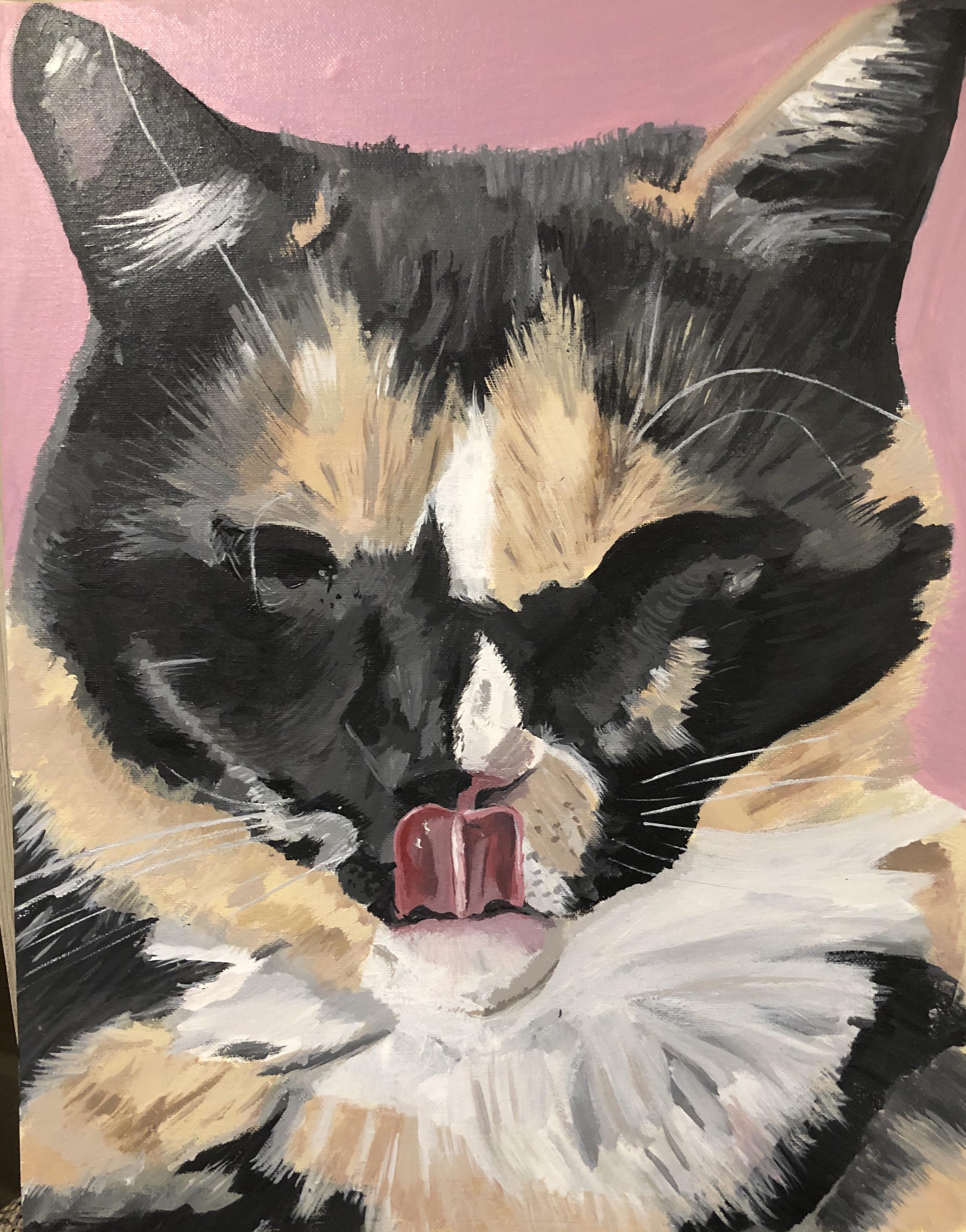 Blind Alice, me, acrylic, 2021 | Scrolller