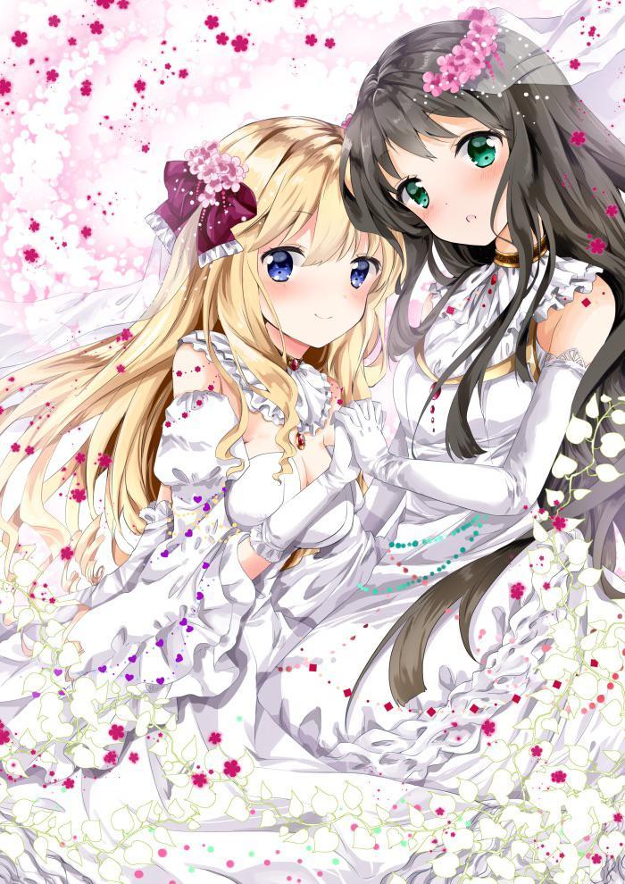 Blonde and Brunette like Ying and Yang. [Original] | Scrolller
