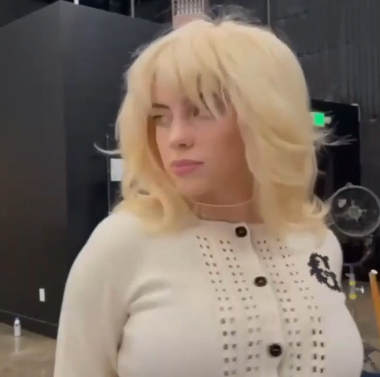 Blonde Billie Eilish Looks Like A Ditzy Bimbo Stepford Wife | Scrolller