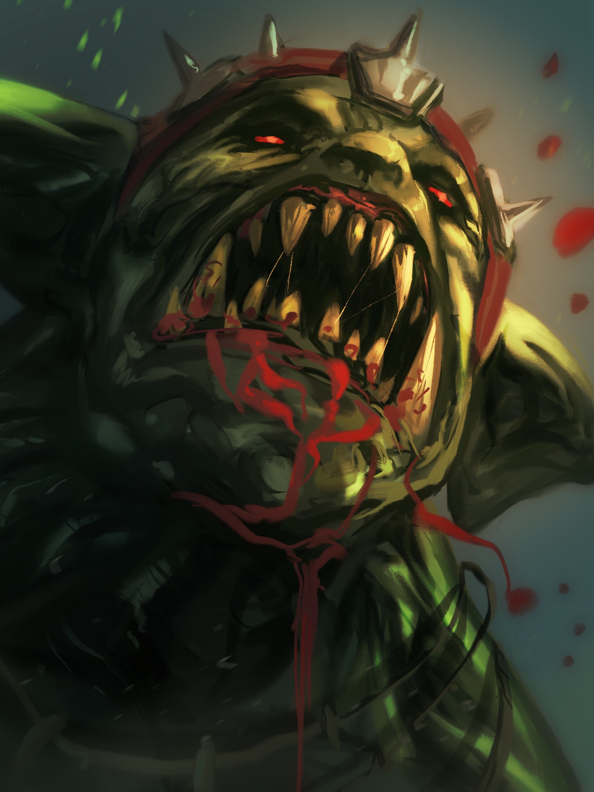 Blood Orc by Alessandro Bragalini | Scrolller