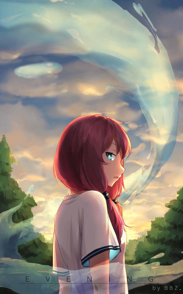 Blue Poison under the evening sky | Scrolller