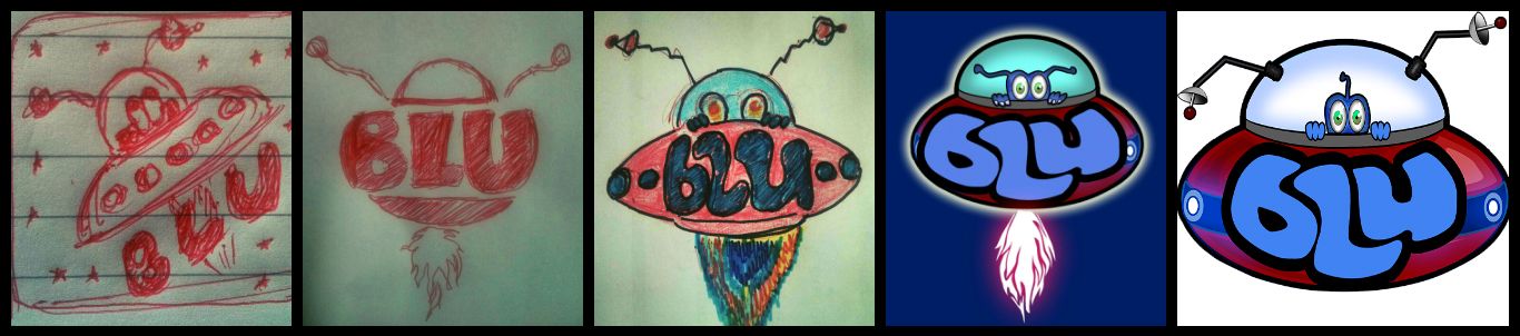 [blumobilegame]BLU's Icon Evolution..Fast paced action space adventure game...coming soon on ...