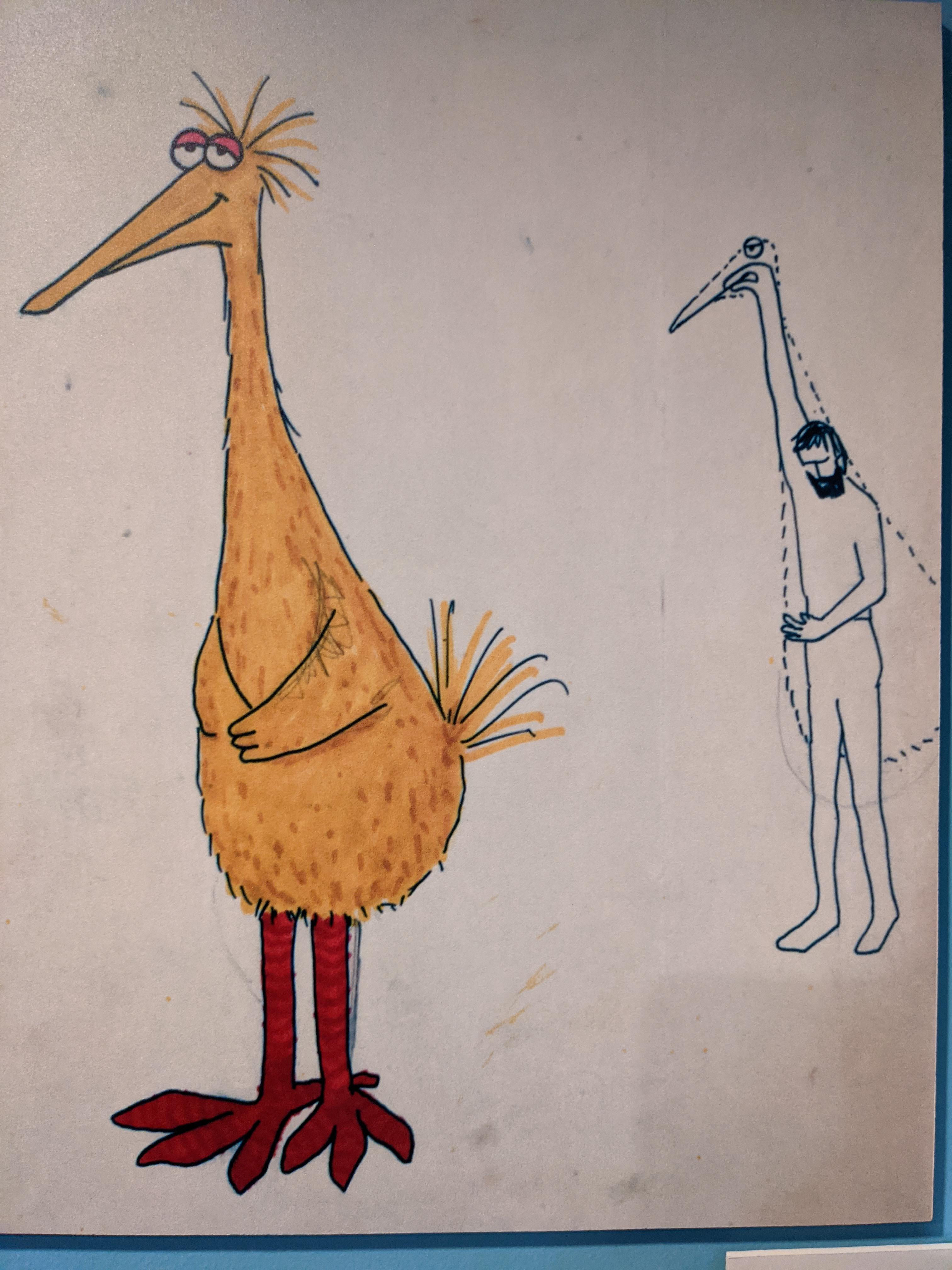 blursed big bird diagram | Scrolller