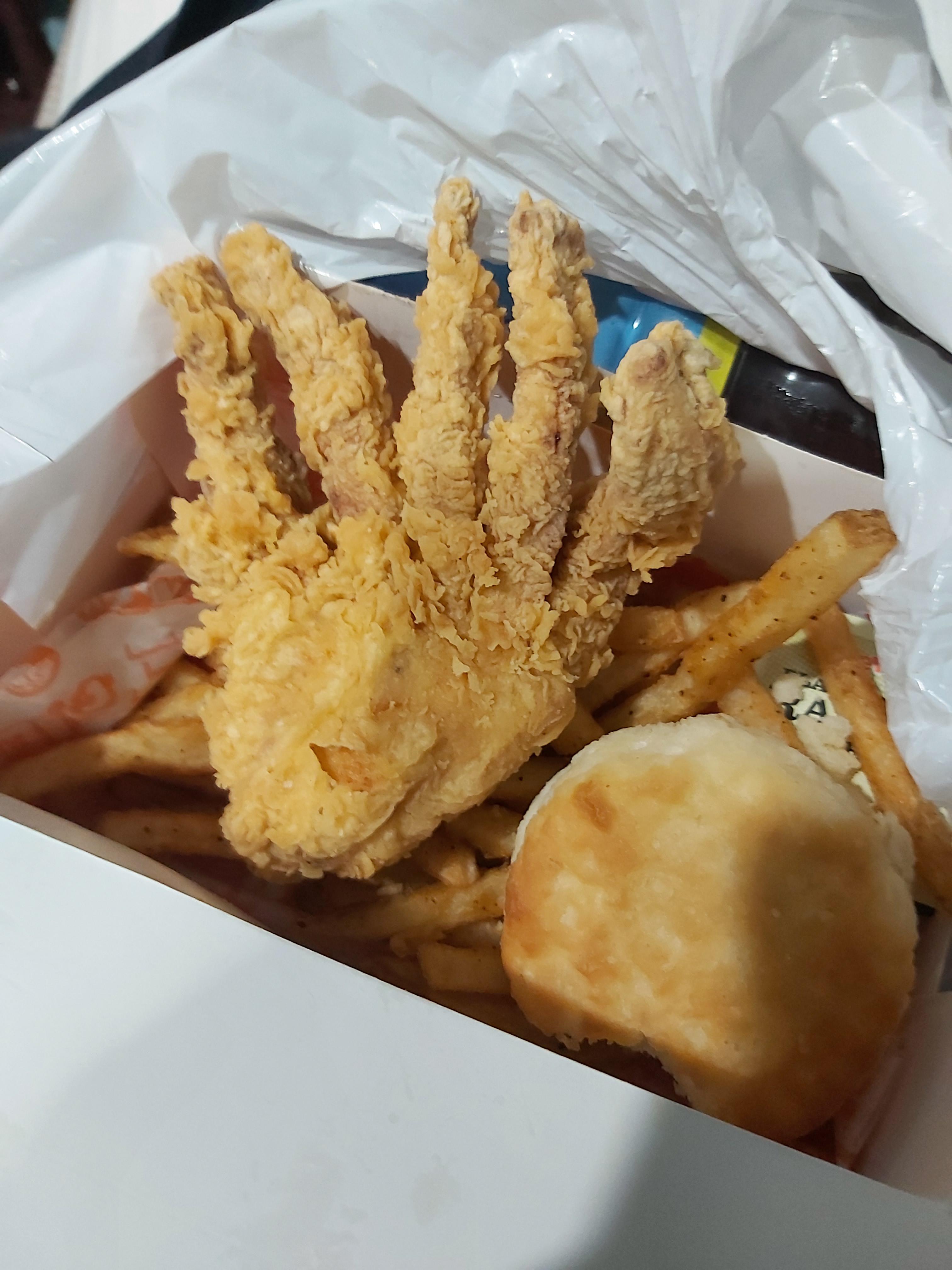 Blursed chicken fingers from Popeyes | Scrolller
