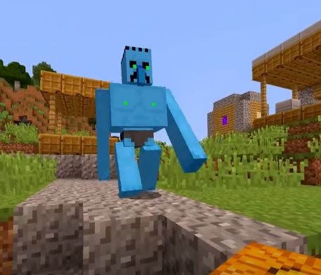 Blursed_Minecraft_Iron_Golem | Scrolller