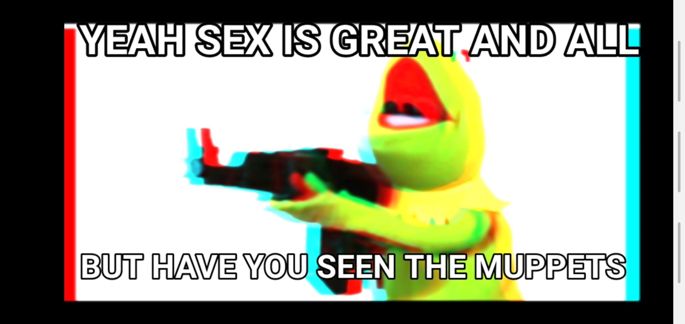 Blursed Muppet | Scrolller