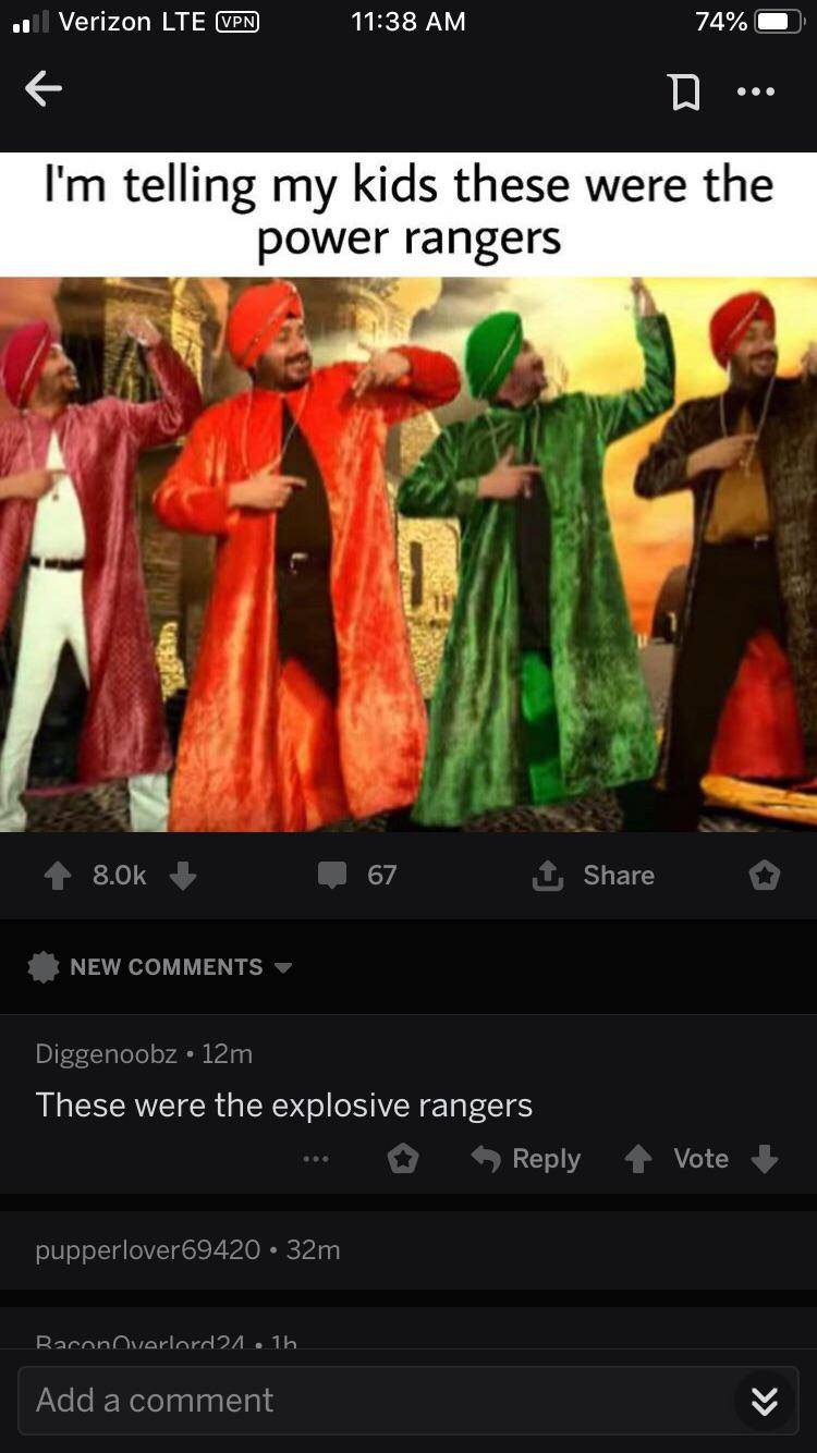 Blursed power ranger | Scrolller