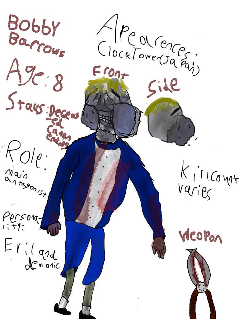 Bobby Reference Sheet | Scrolller