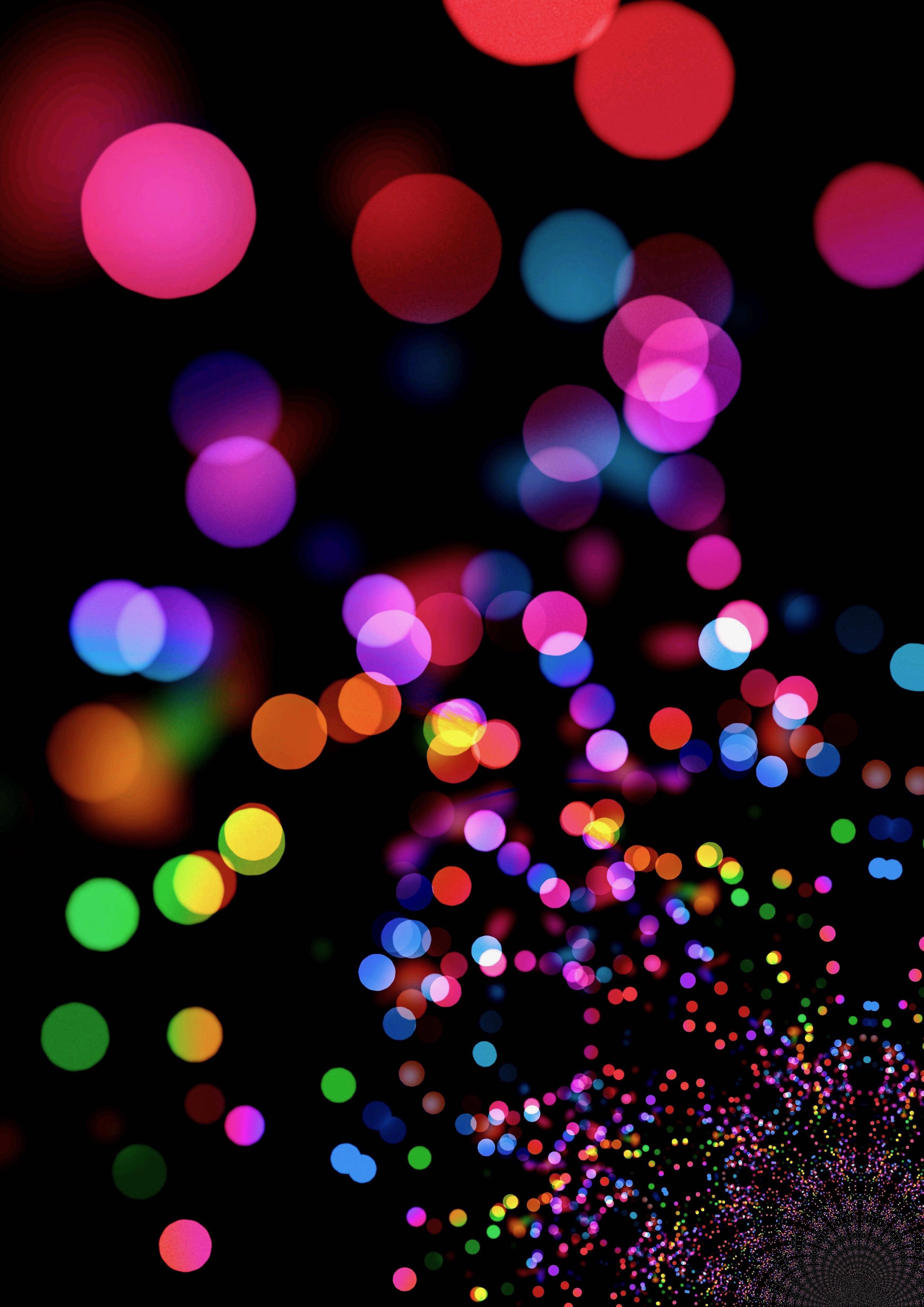 Bokeh wallpaper that I thought would look good on the iPhone X. | Scrolller