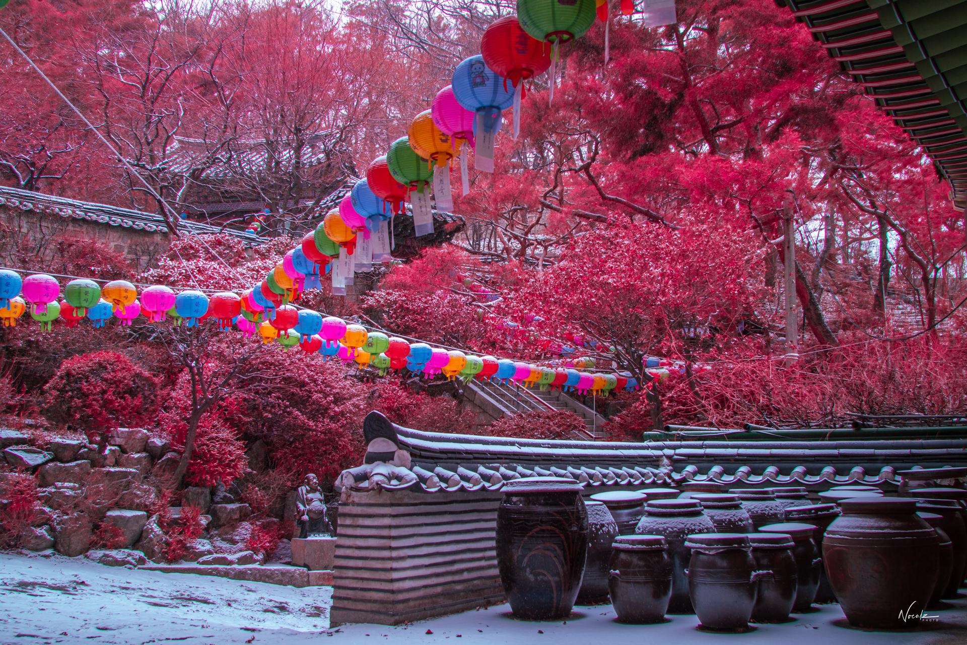Bomunsa Temple, Seoul in Infrared [OC] | Scrolller