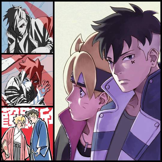 Boruto and Kawaki official art>>>> | Scrolller