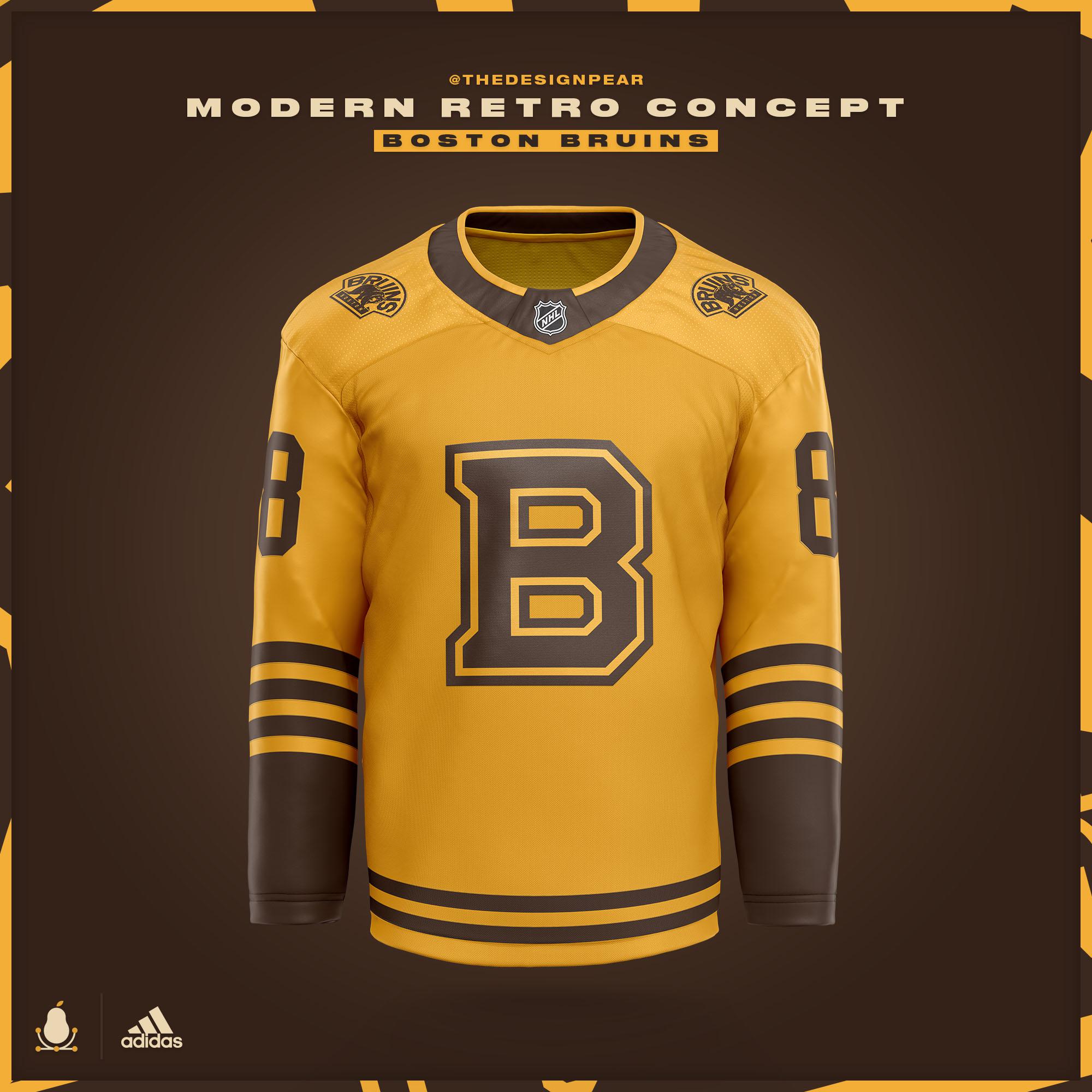 Boston Bruins Modern Retro Jersey Concept | Scrolller