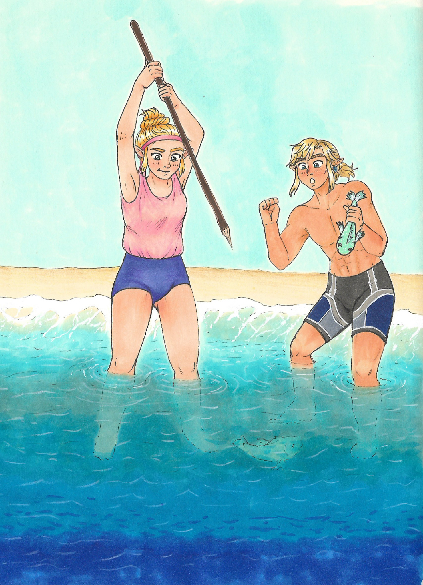 Botw zelink going...spearfishing | Scrolller