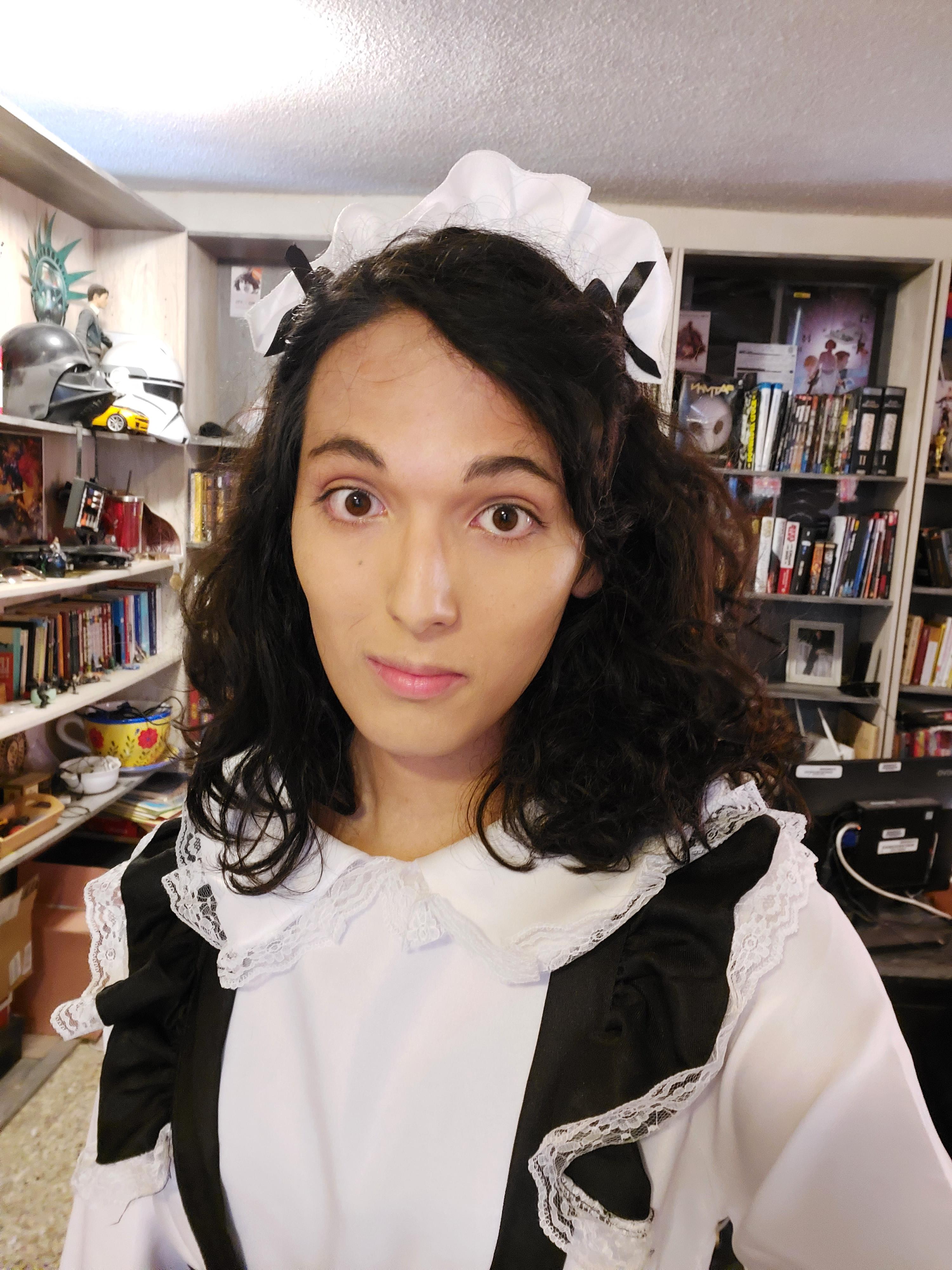 Bought a maid costume like a good sissy. Ready to serve! | Scrolller