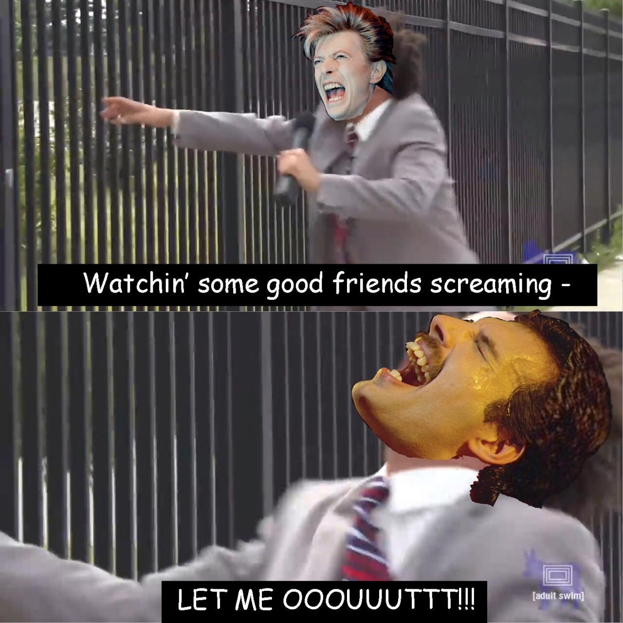 Bowie/ Freddie meme | Scrolller