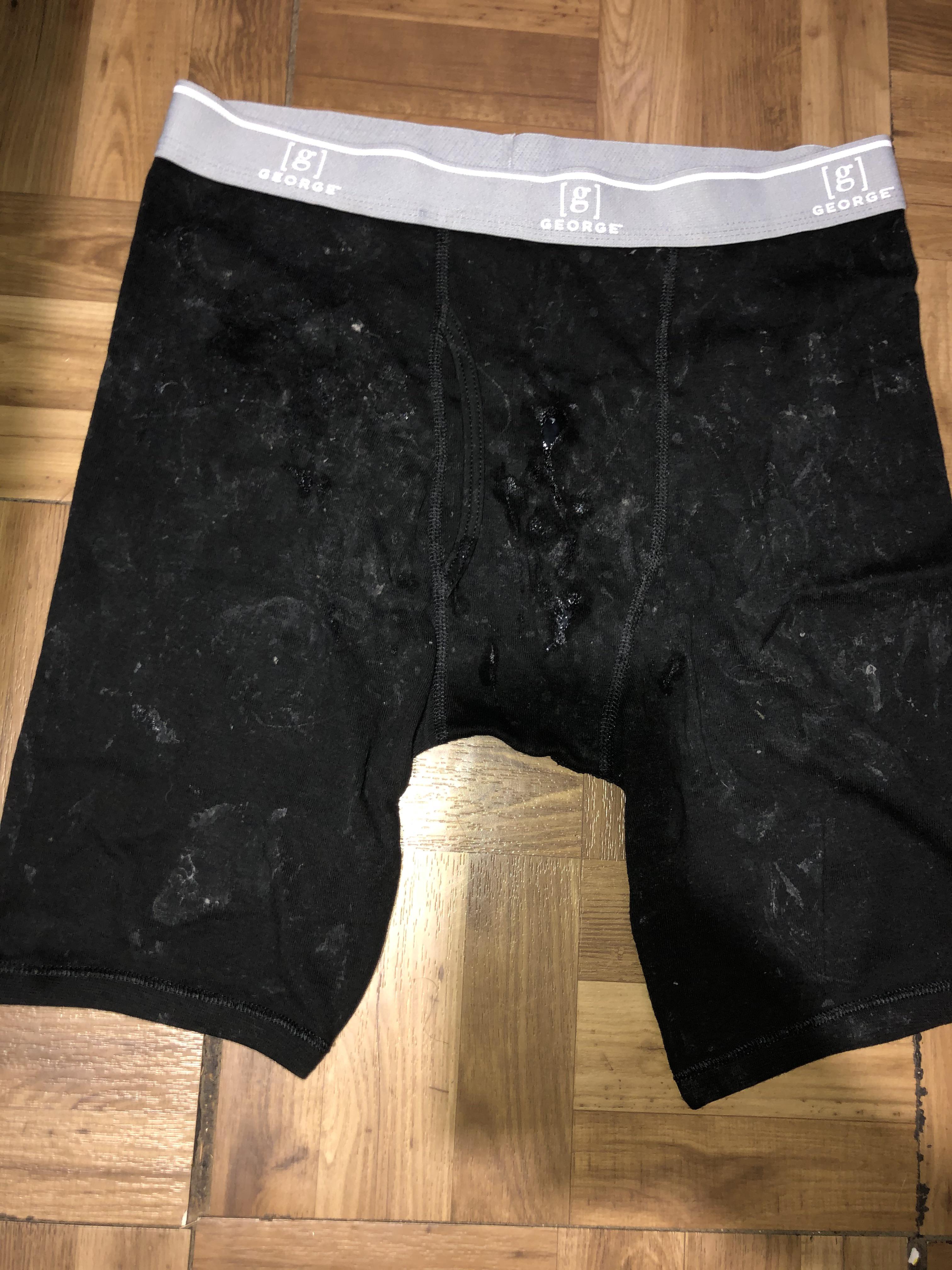 Boxer briefs cumrag. Covered in Mexican nut juice. | Scrolller