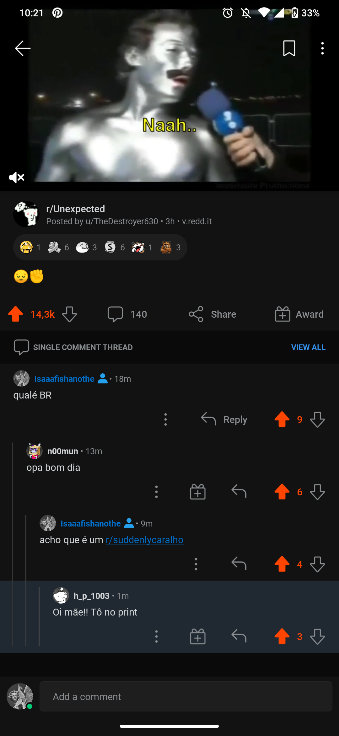 BR no r/Unexpected | Scrolller