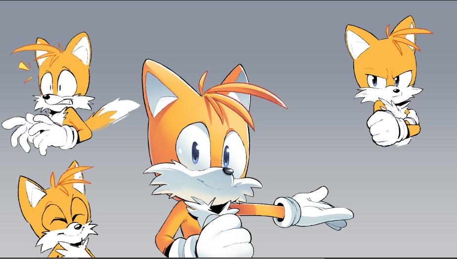 Bracardi Curry's multiple artwork sketches of Tails! | Scrolller
