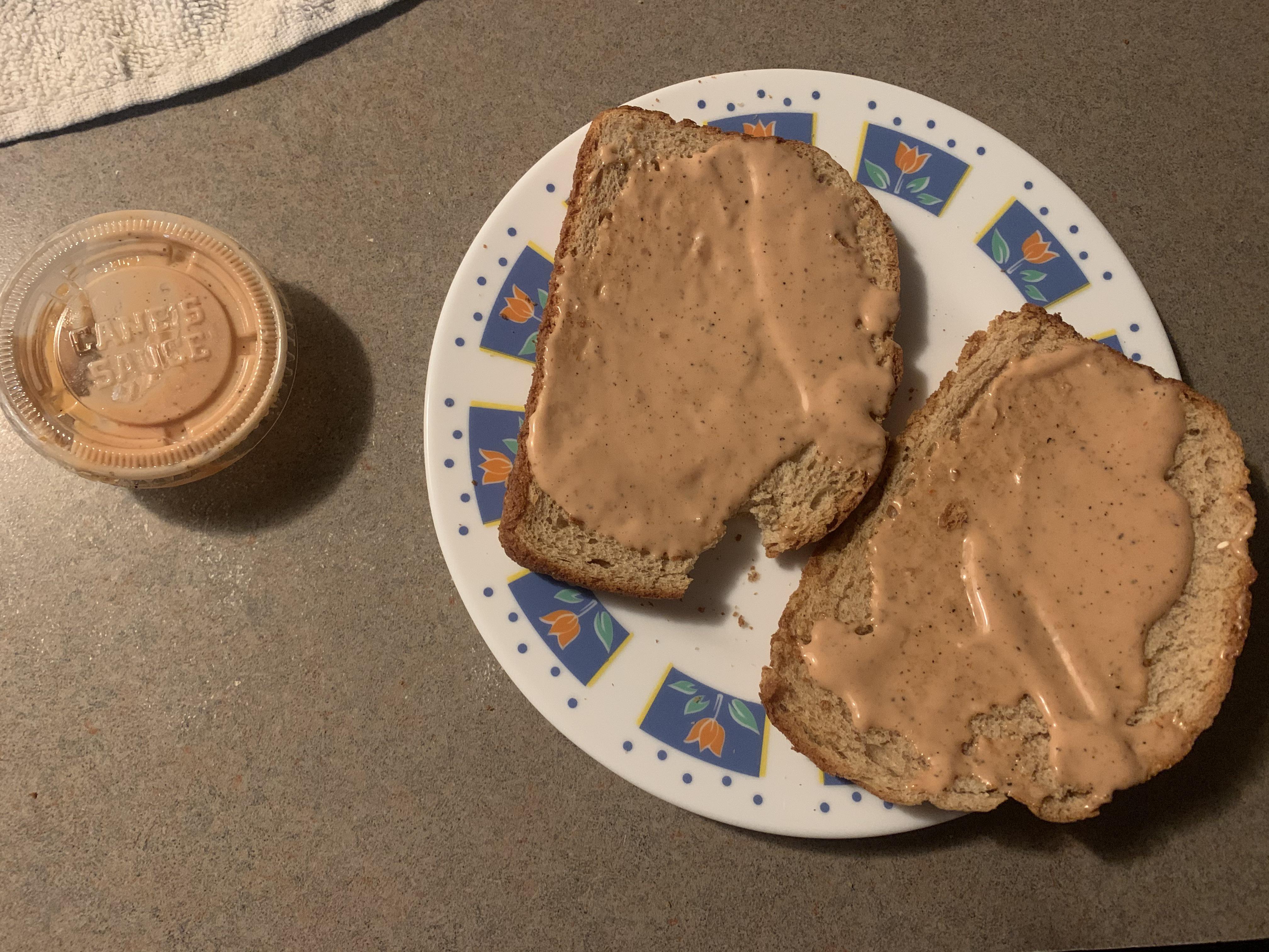 bread with leftover canes sauce | Scrolller