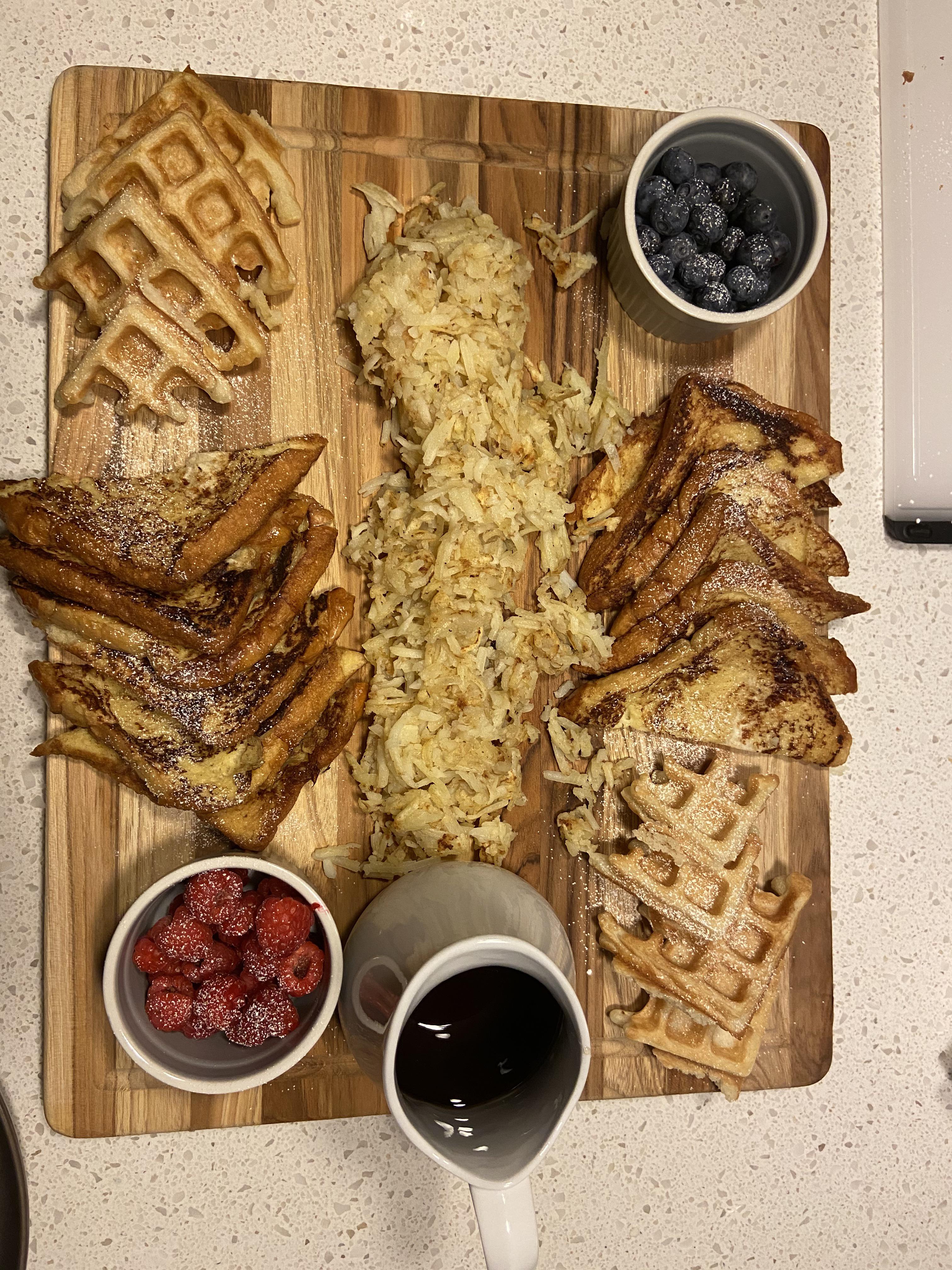 Breakfast board for dinner | Scrolller