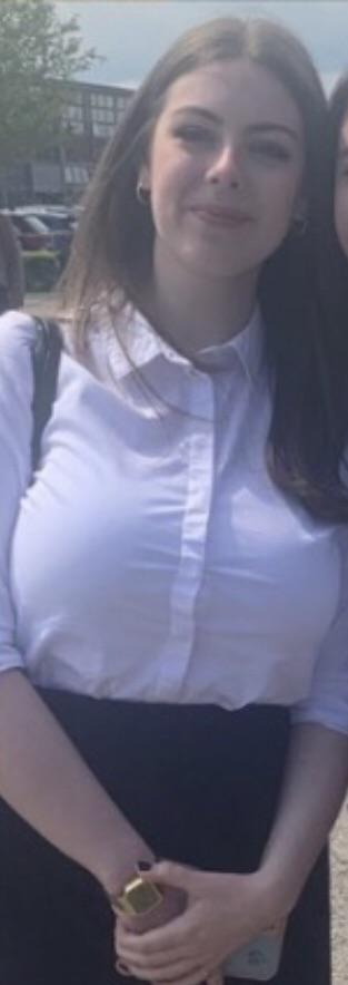 breasts pushing the shirt to its limits | Scrolller